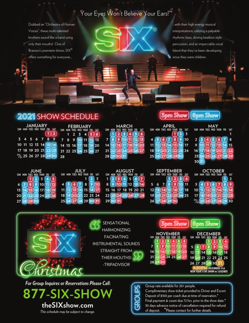 The SIX Show | Award winning performance | American Bandstand Theater