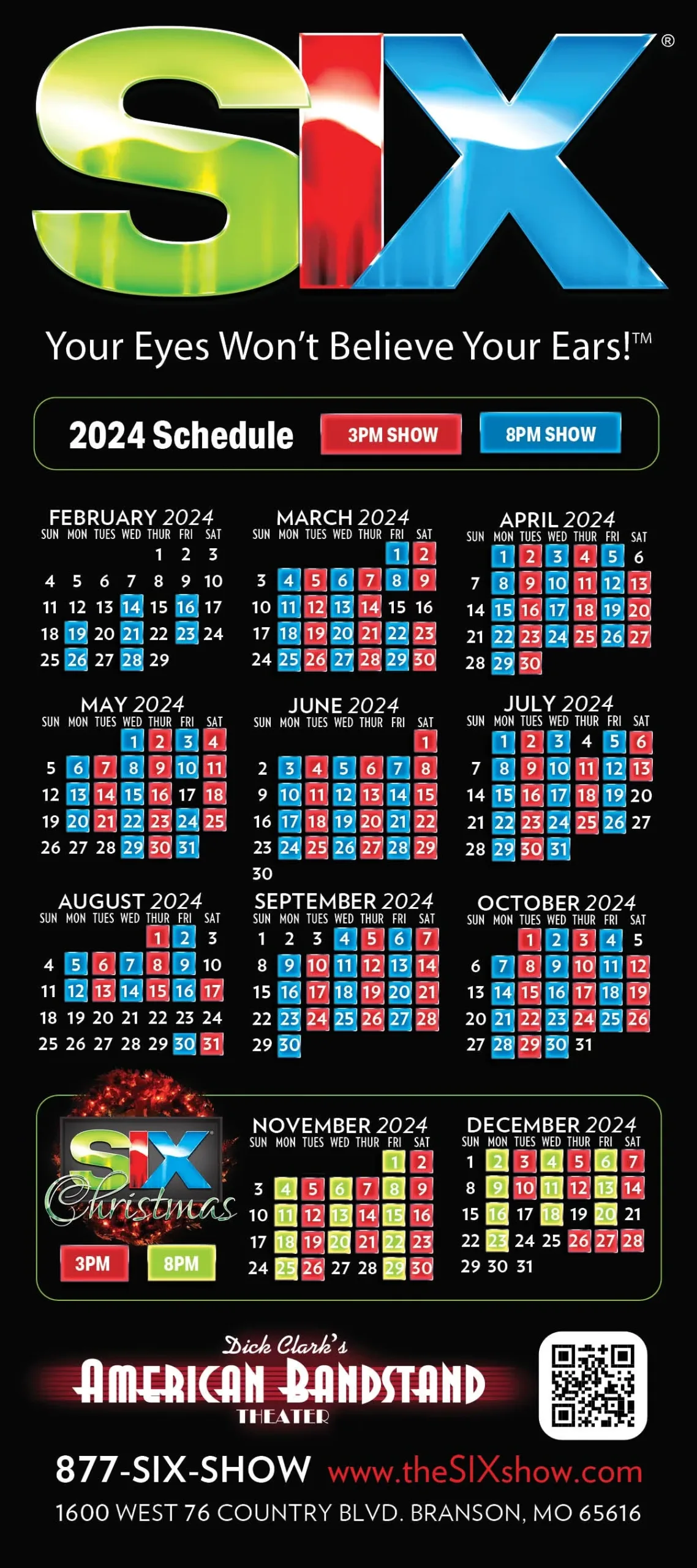 The SIX Show | Award winning performance | American Bandstand Theater